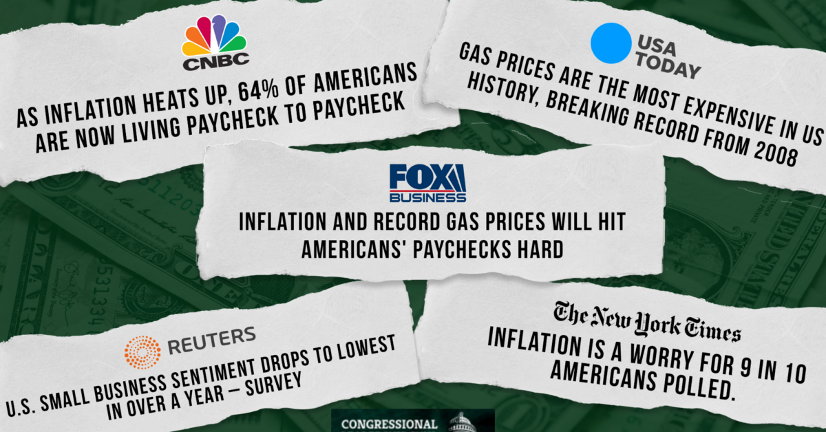Inflation Highest Since 1982 - Congressional Leadership Fund